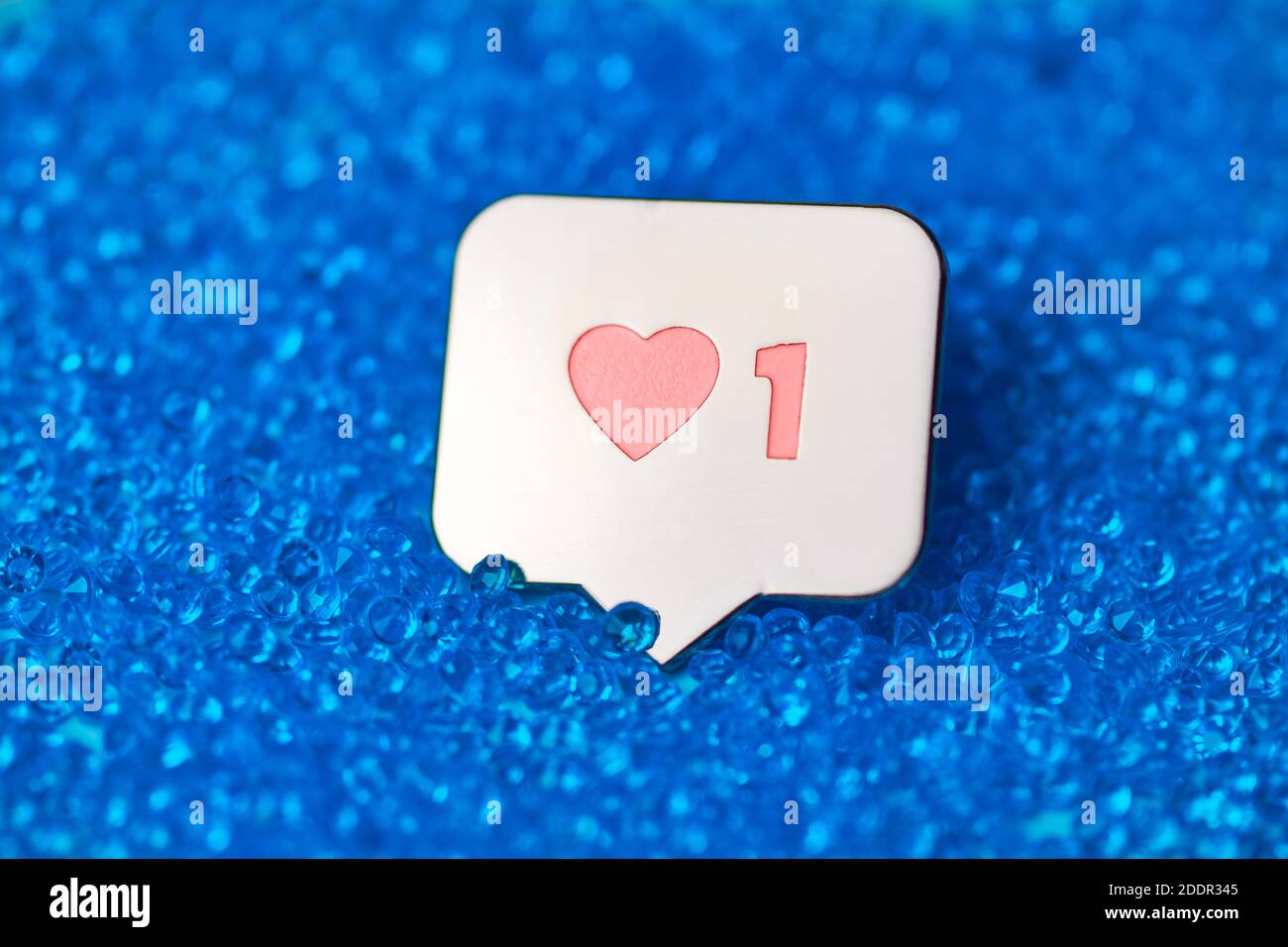 Like heart symbol. Like sign button, symbol with heart and one digit ...