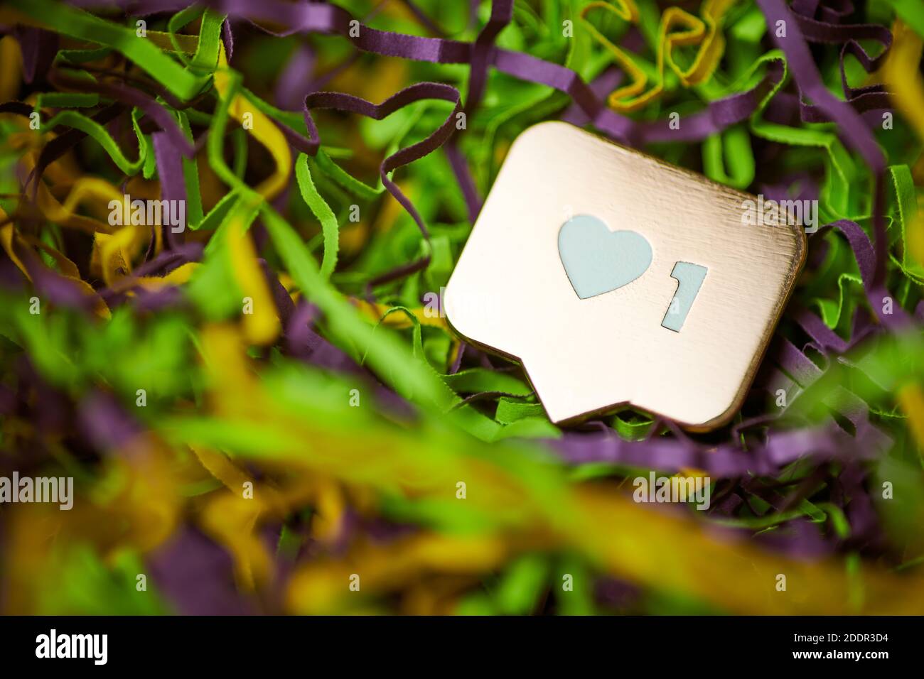 Like heart symbol. Like sign button, symbol with heart and one digit ...