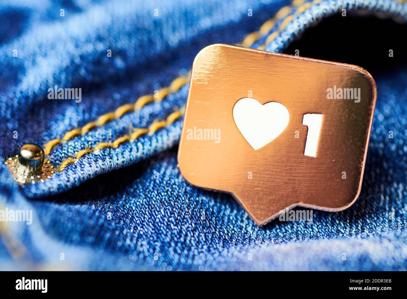 Like heart symbol. Like sign button, symbol with heart and one digit ...