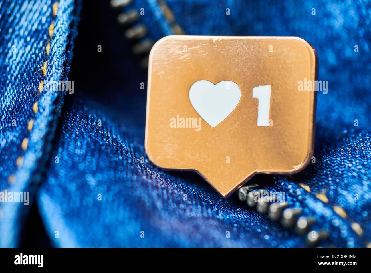 Like heart symbol. Like sign button, symbol with heart and one digit ...