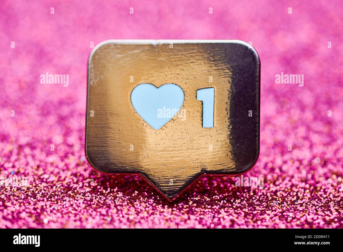 Like heart symbol. Like sign button, symbol with heart and one digit ...