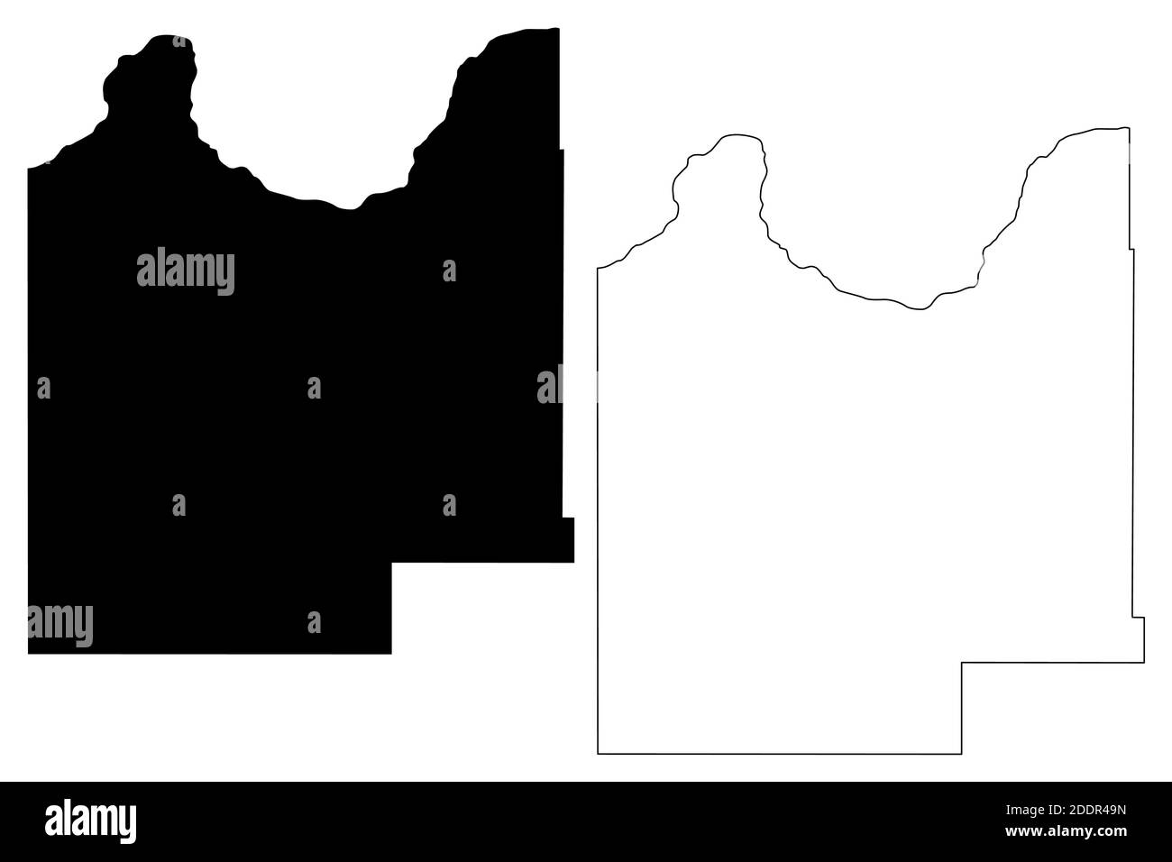 Map of cheyenne oklahoma Stock Vector Images - Alamy