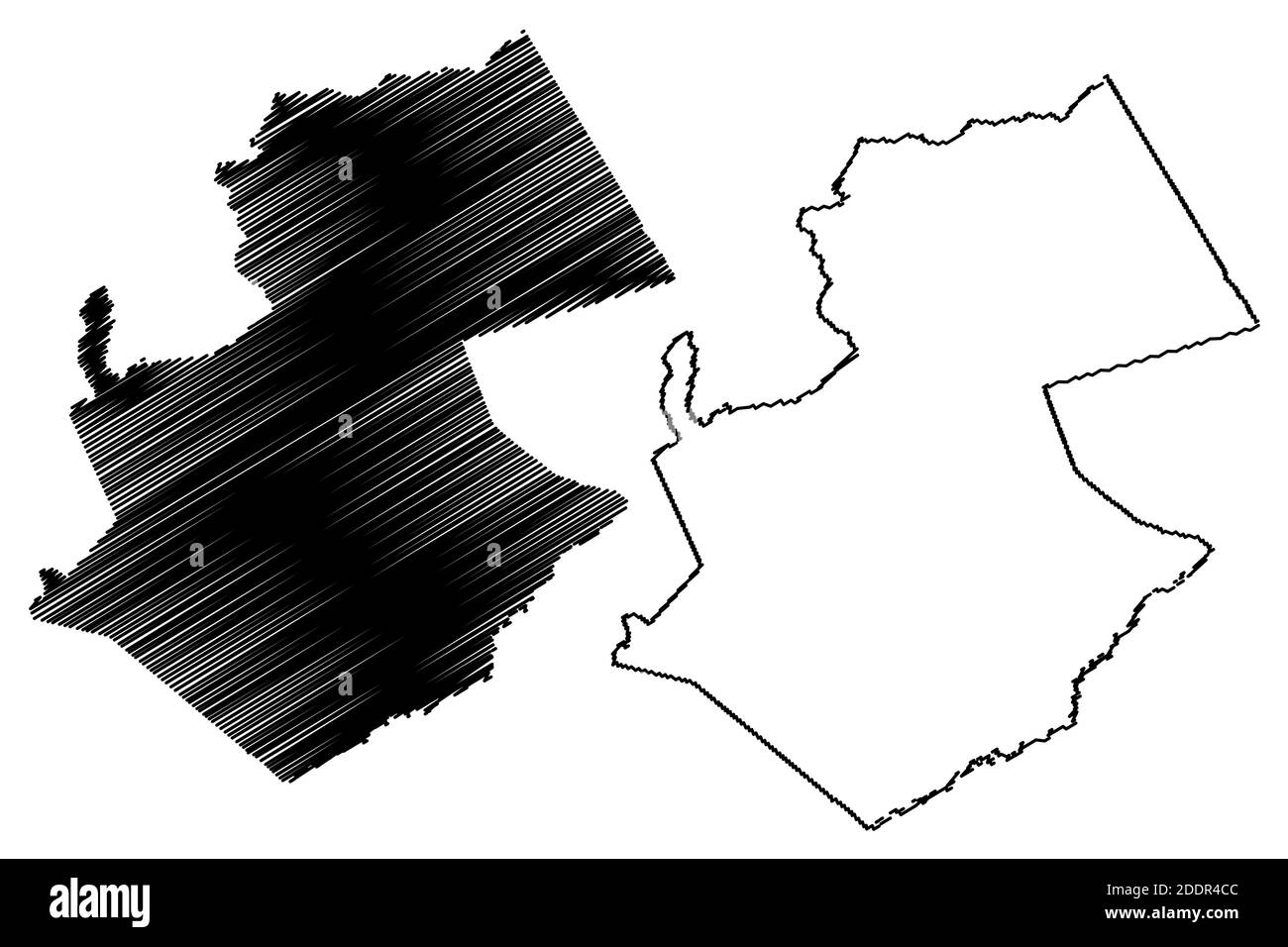 Bomet County (Republic of Kenya, Rift Valley Province) map vector ...