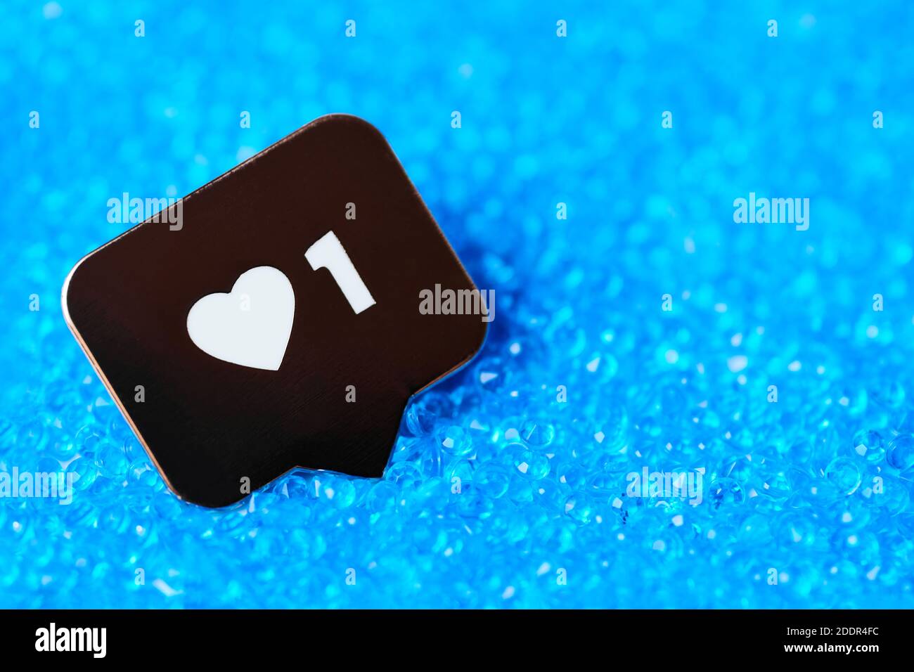 Like heart symbol. Like sign button, symbol with heart and one digit ...