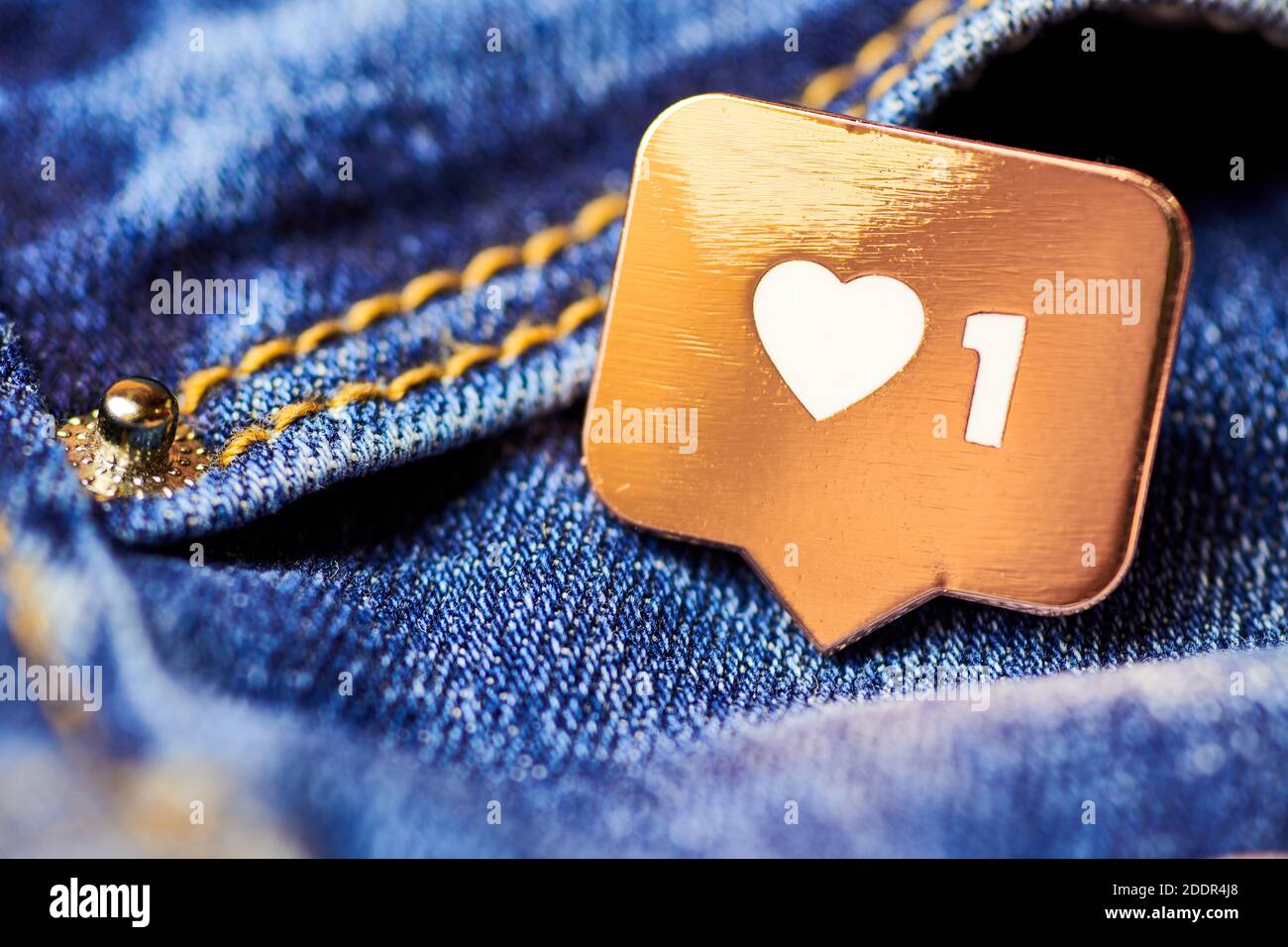 Like heart symbol. Like sign button, symbol with heart and one digit ...