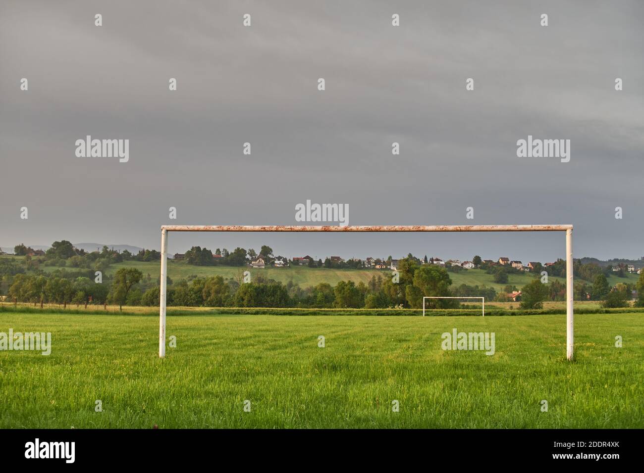 Abandoned soccer field hi-res stock photography and images - Alamy
