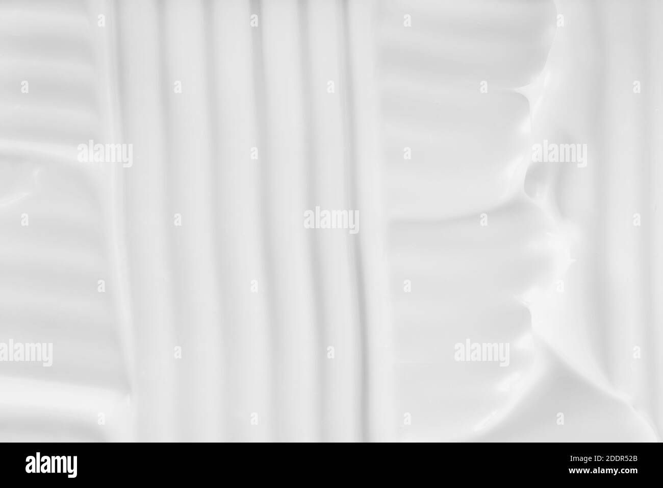 Skincare beauty cream product swipe closeup. White hand cream texture ...