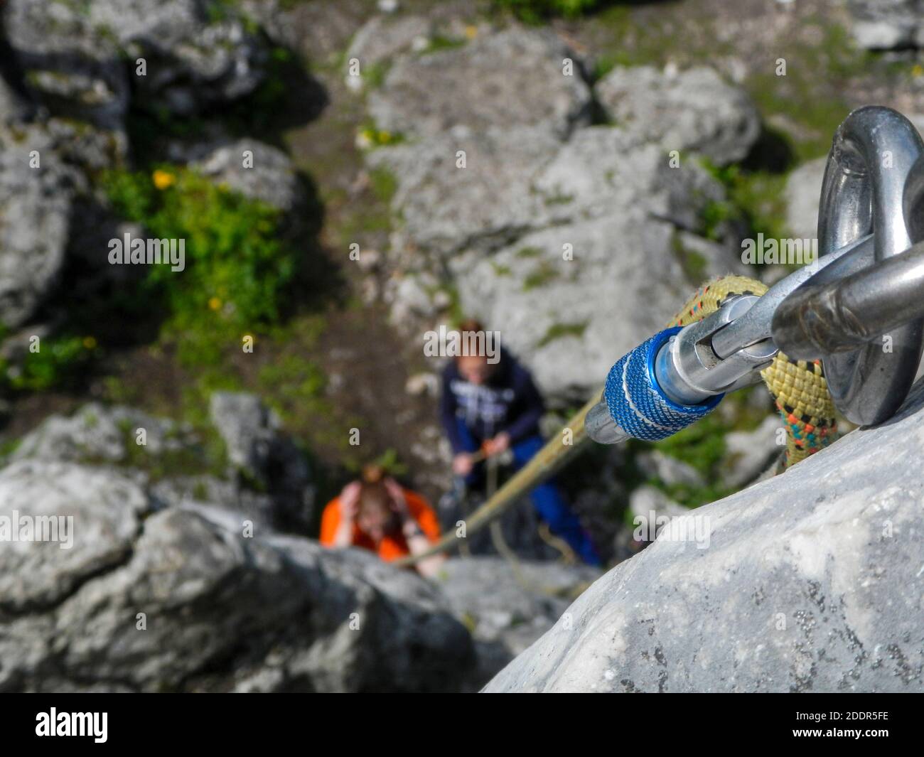 Climbing stand at the end of the climbing path or as an overhead stand ...