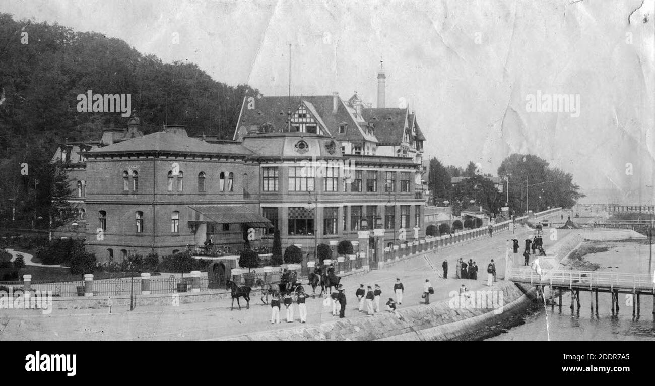 Klubhaus des Kieler Yacht-Clubs am Strandweg (Kiel 49.389 Stock Photo ...
