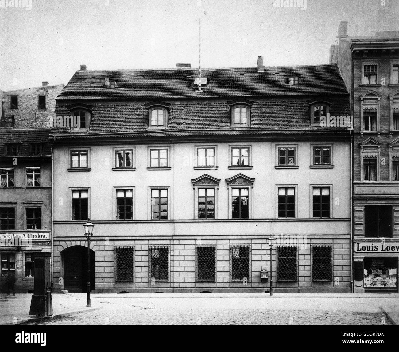 Klosterstraße 87, Berlin 1885 Stock Photo - Alamy
