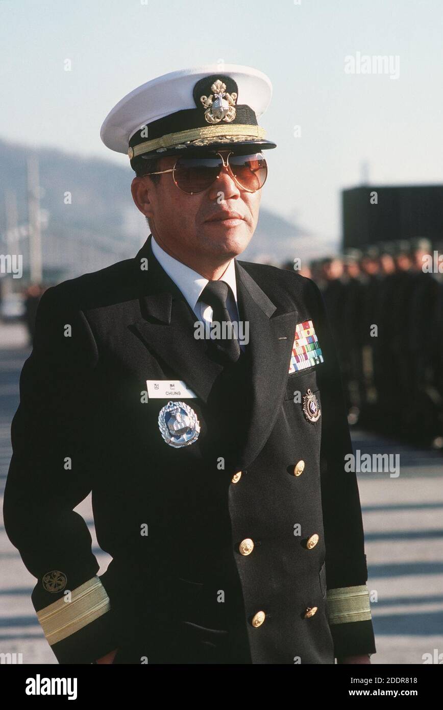 Korean Commodore Chung Stock Photo - Alamy