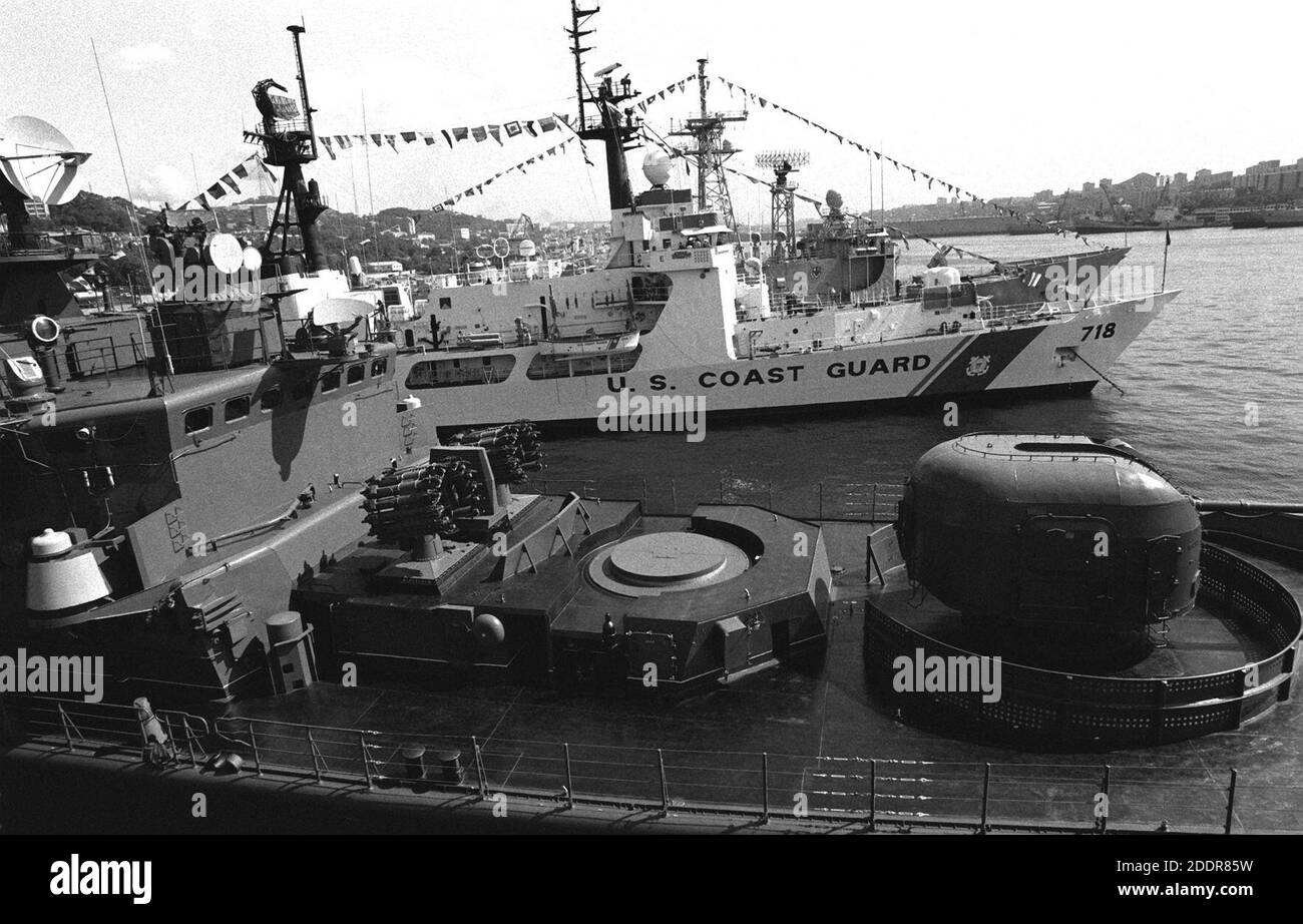 Krivak III class frigate, front armament Stock Photo - Alamy