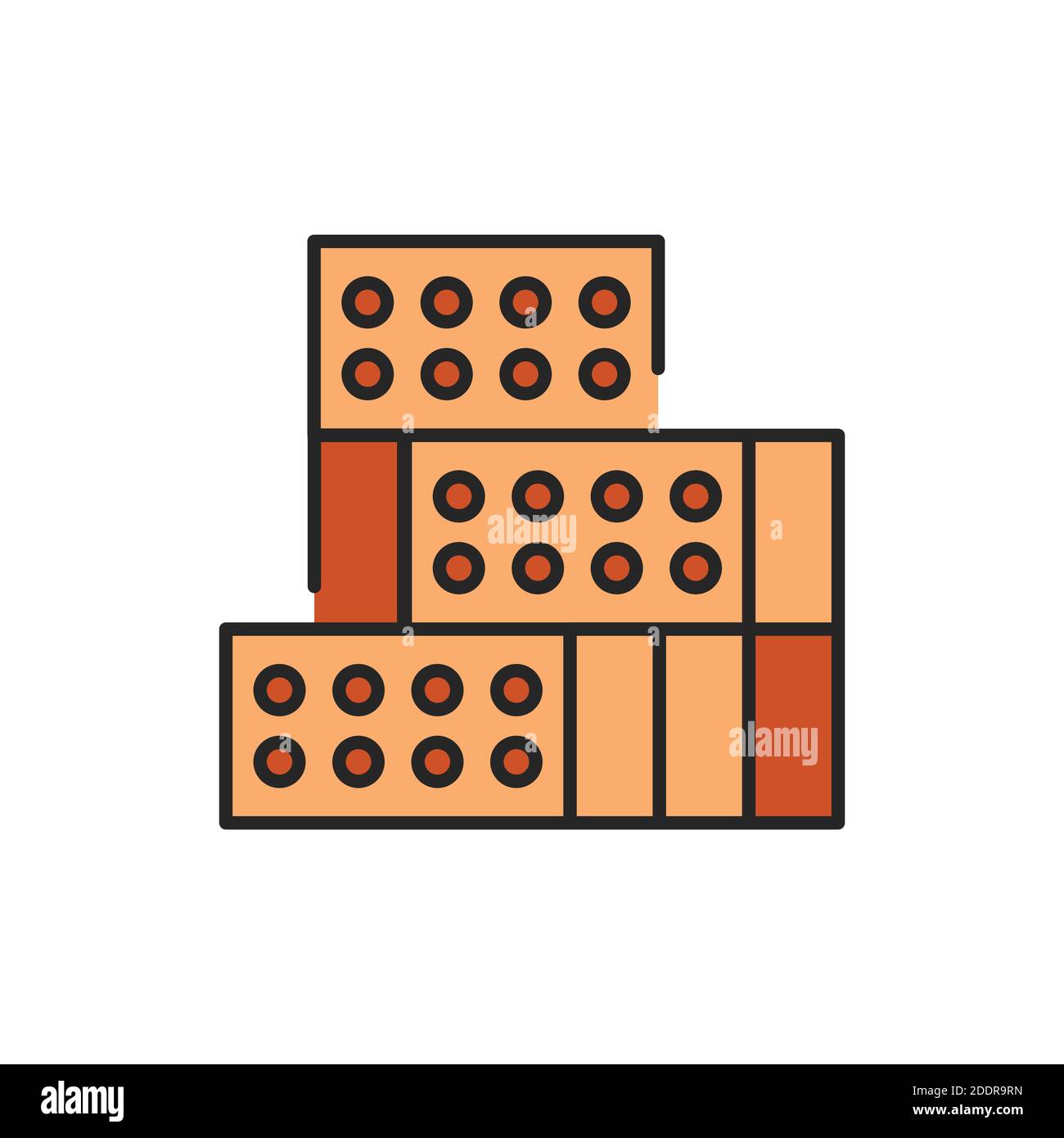 Brick replacement Stock Vector Images - Alamy