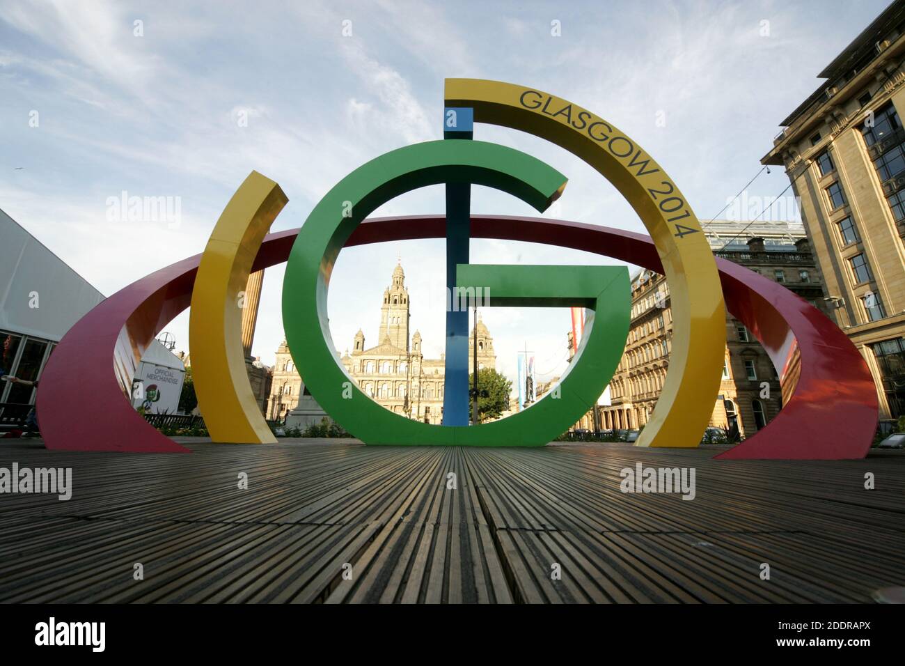 Glasgow commonwealth games logo hi-res stock photography and images - Alamy