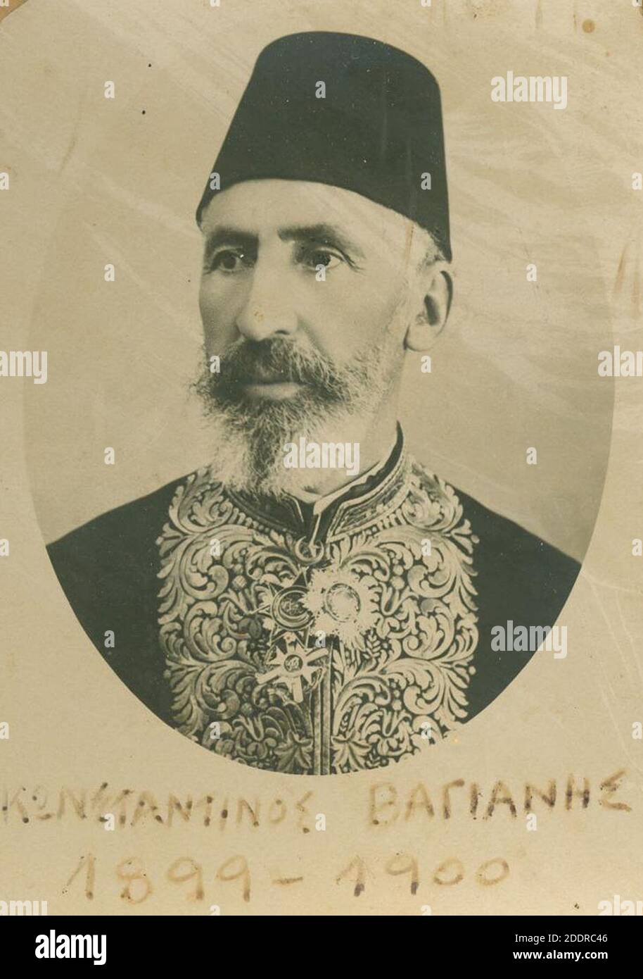 Konstantinos Vagiannis, Prince of Samos Stock Photo - Alamy