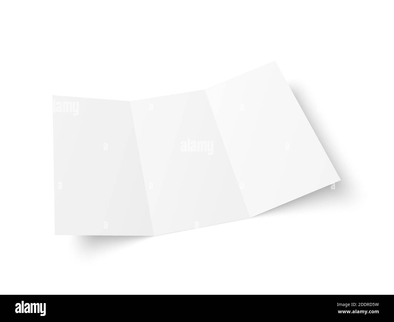 Flyer brochure folded Stock Vector Images - Alamy