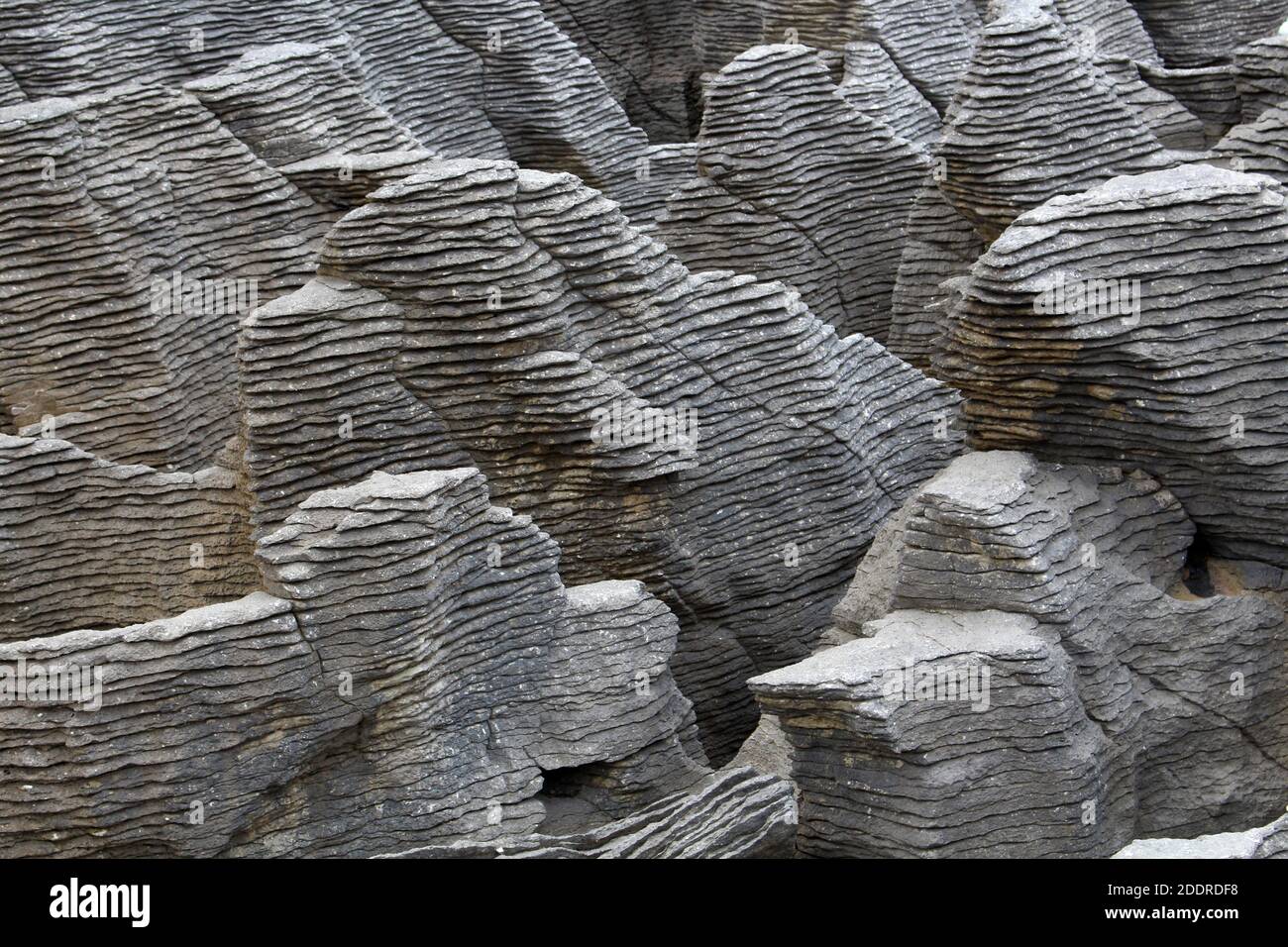 Pancake Rocks a rock formation in Paparoa National Park, South Island ...