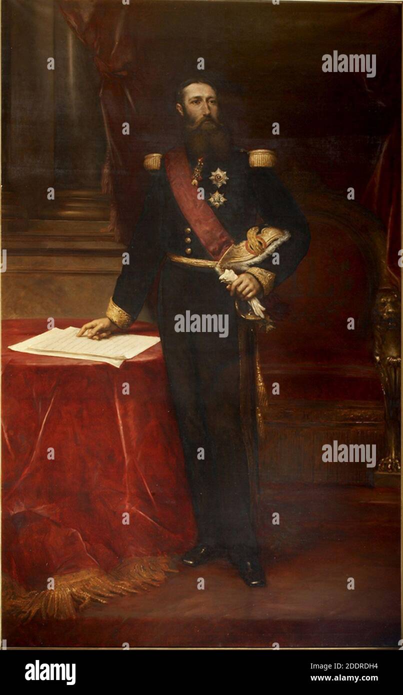Koning Leopold II (1835-1909 Stock Photo - Alamy