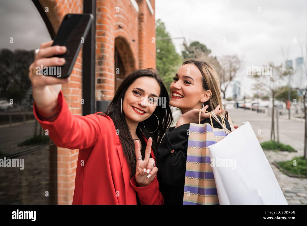 Two friends taking walk hi-res stock photography and images - Alamy