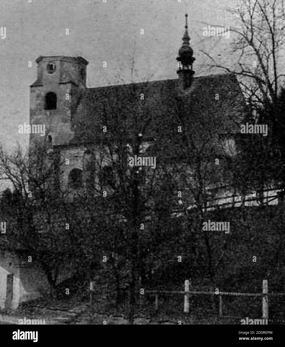 Kostel Nejsvětější Trojice Suchdol nad Odrou 1917 Stock Photo - Alamy