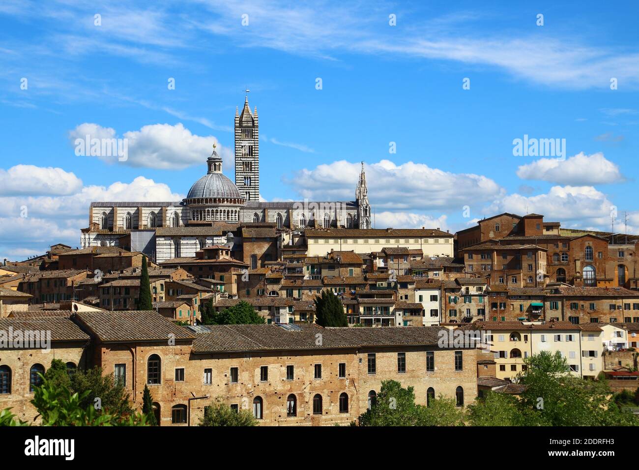 View of the old renaissance city of Siena Stock Photo - Alamy