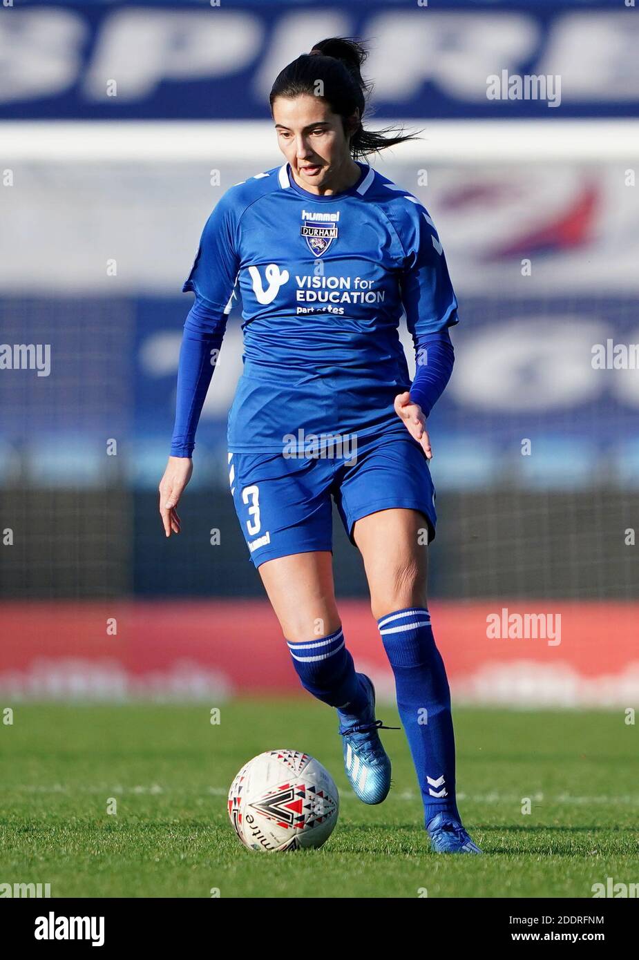 Durham’s Lauren Briggs during the FA Women's Championship match at ...