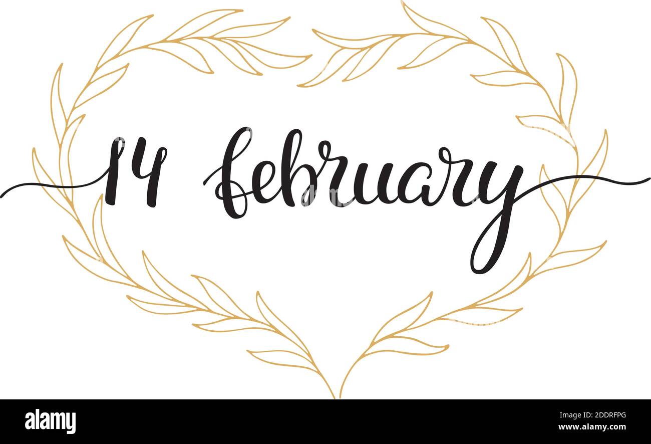 Floral wreath with heart Cut Out Stock Images & Pictures - Alamy