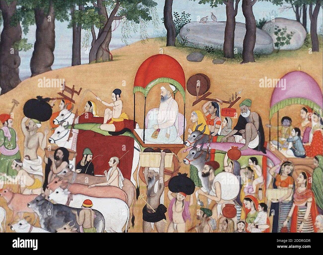 Krishna Journeying from Gokula to Vrindavan Stock Photo - Alamy