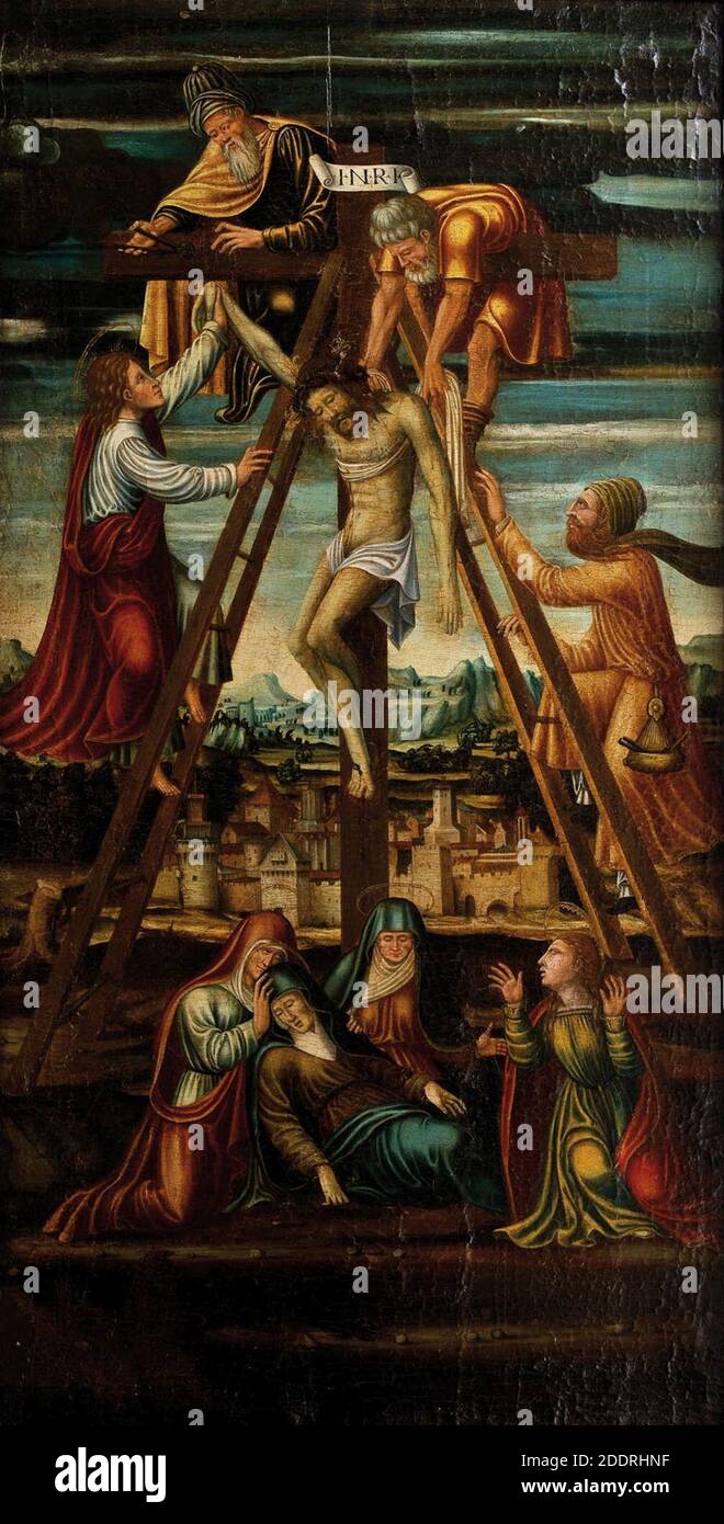 Kreuzabnahme Christi c1500 Stock Photo - Alamy