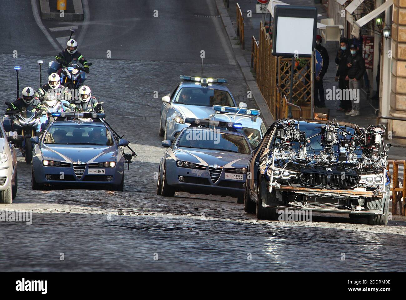 Rome, Italy. 26th Nov, 2020. Rome, The filming of the film "Mission ...