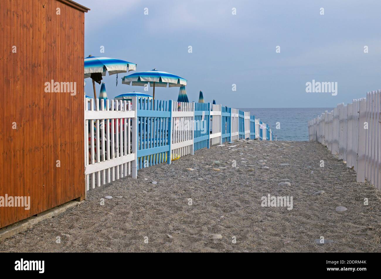 beach access, Finale Ligure, Liguria, Italy Stock Photo - Alamy