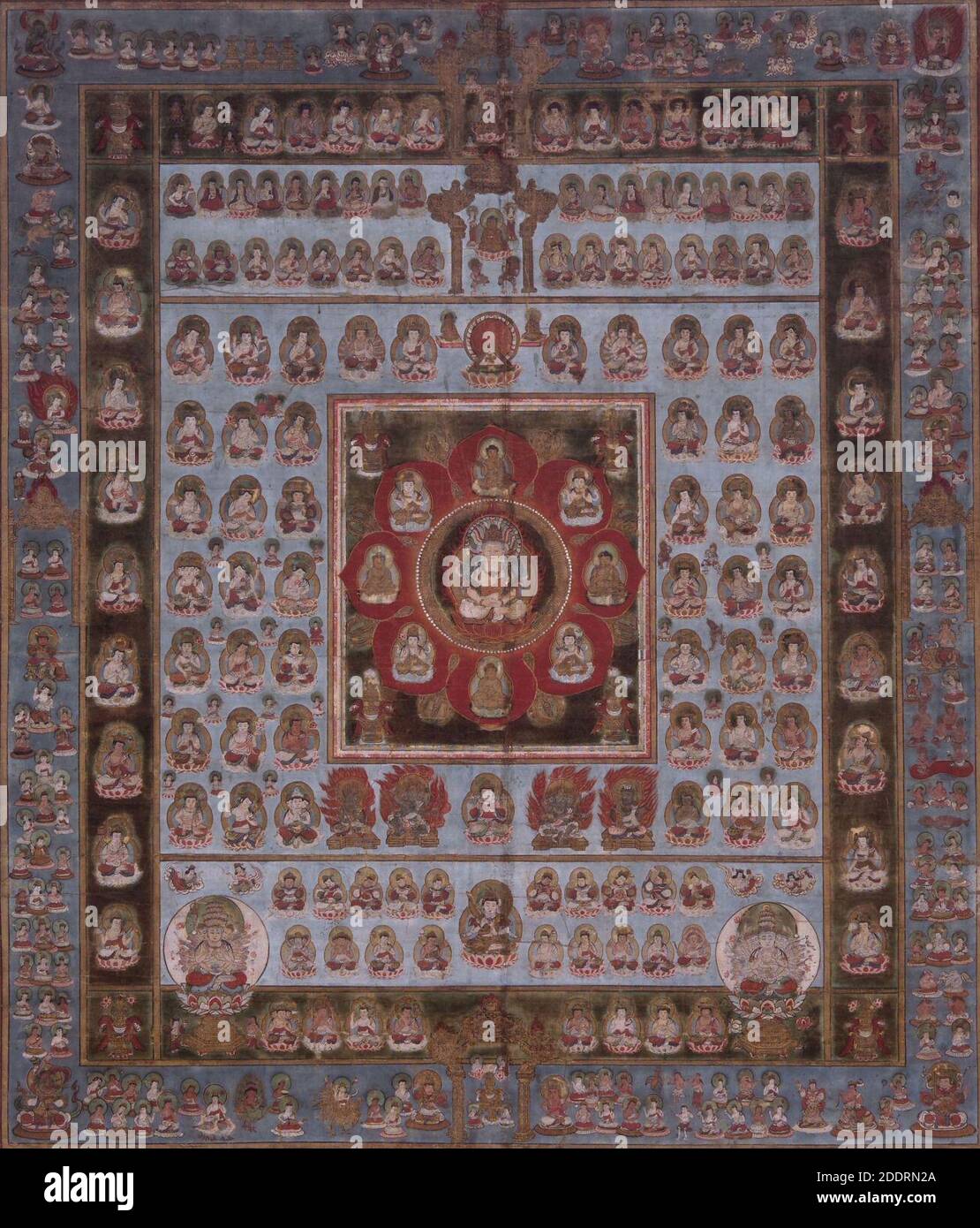 Kongokai Mandala (Senkoji Tonami Stock Photo - Alamy