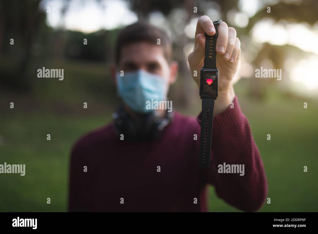 Mask application band hi-res stock photography and images - Alamy