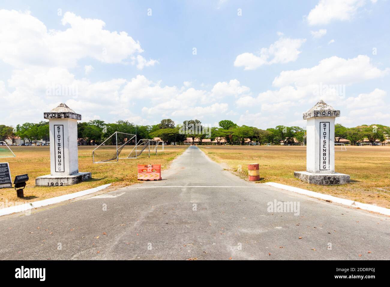 Entrance of the former Fort Stotsenburg, now part of Clark City in ...