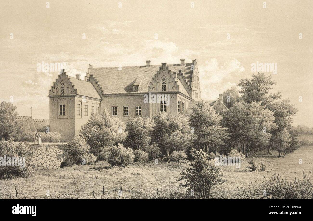 Knutstorp Castle circa 1852-1863 Stock Photo - Alamy