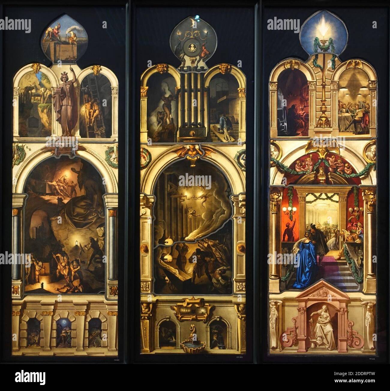 The Production and Blessings of Gas Light, designed by August von ...