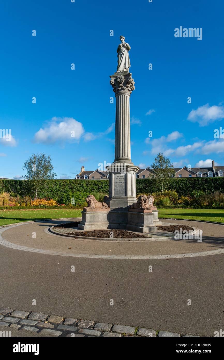 Hygeia Monument, Duthie Park,, Aberdeenshire, Scotland, United Kingdom ...