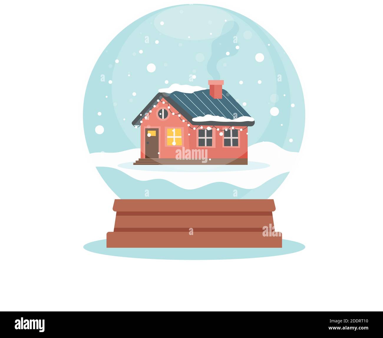 House children snow Cut Out Stock Images & Pictures - Alamy