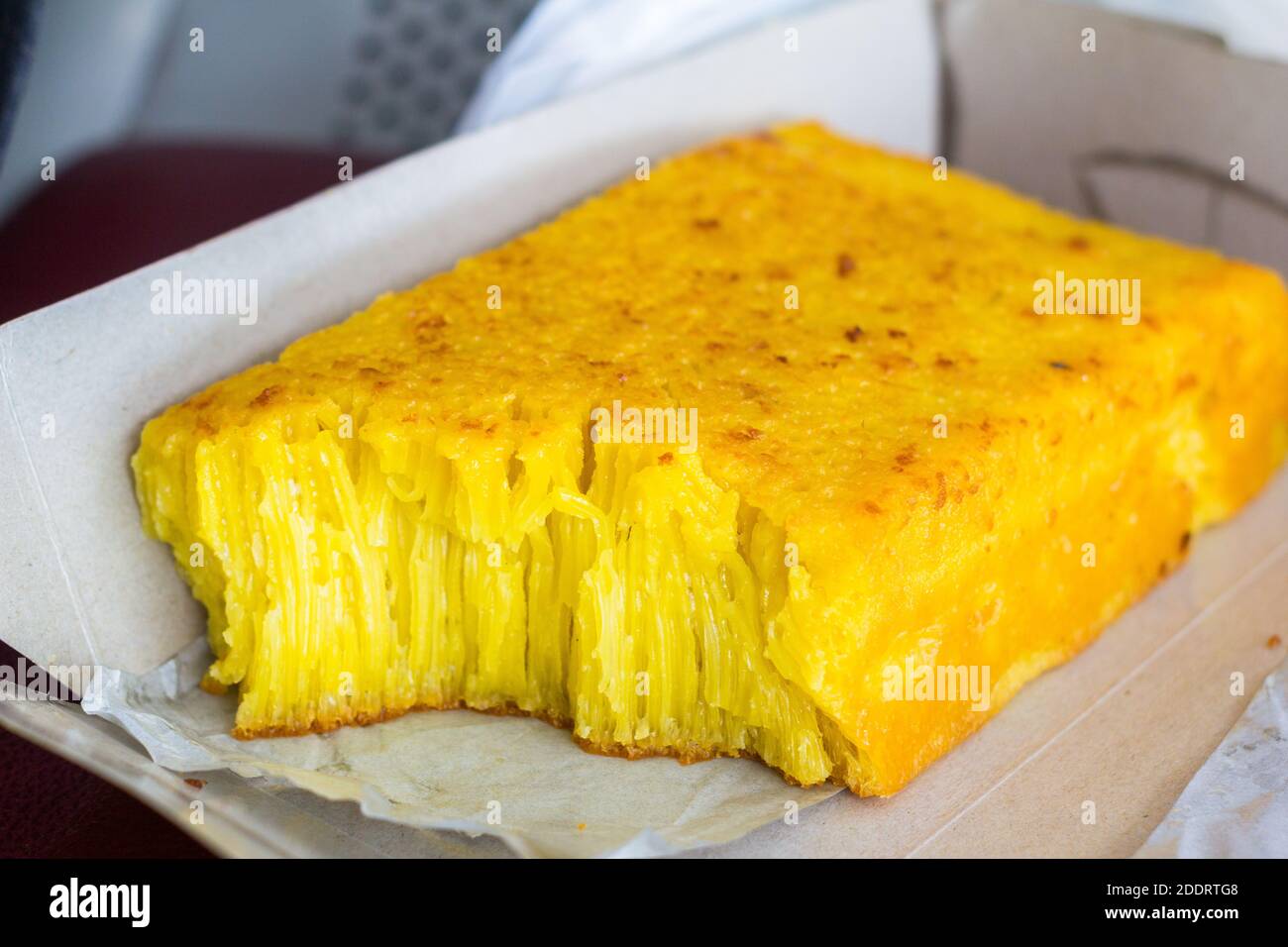 Bika ambon is a popular and delicious rice cake from Medan, Indonesia ...