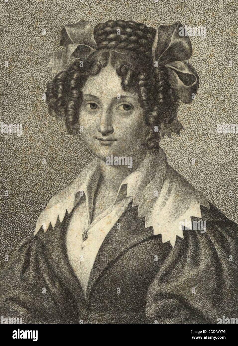 Klementyna Tańska na miedziorycie Stock Photo - Alamy