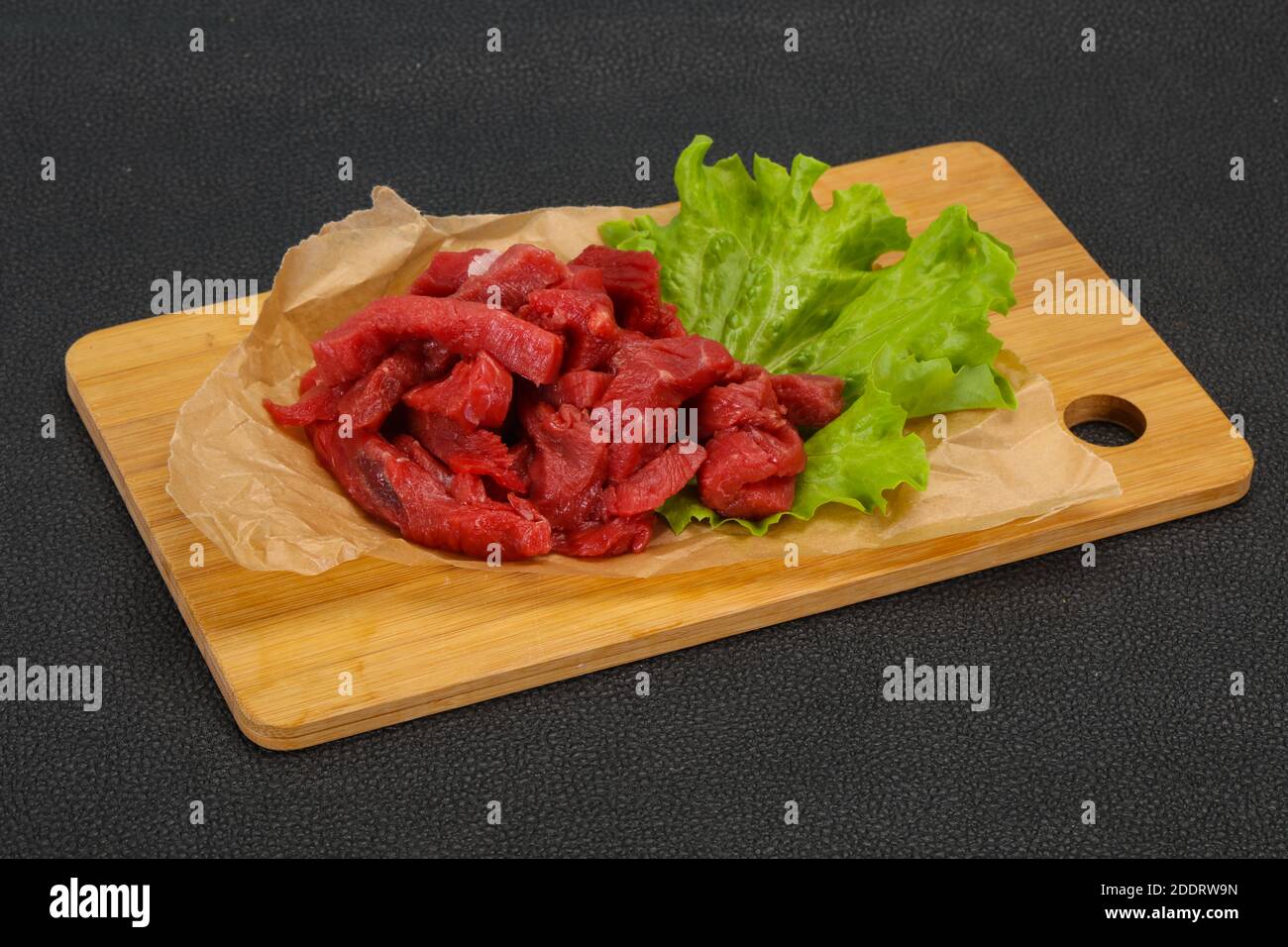 Raw beef meat sliced ready for cooking Stock Photo - Alamy