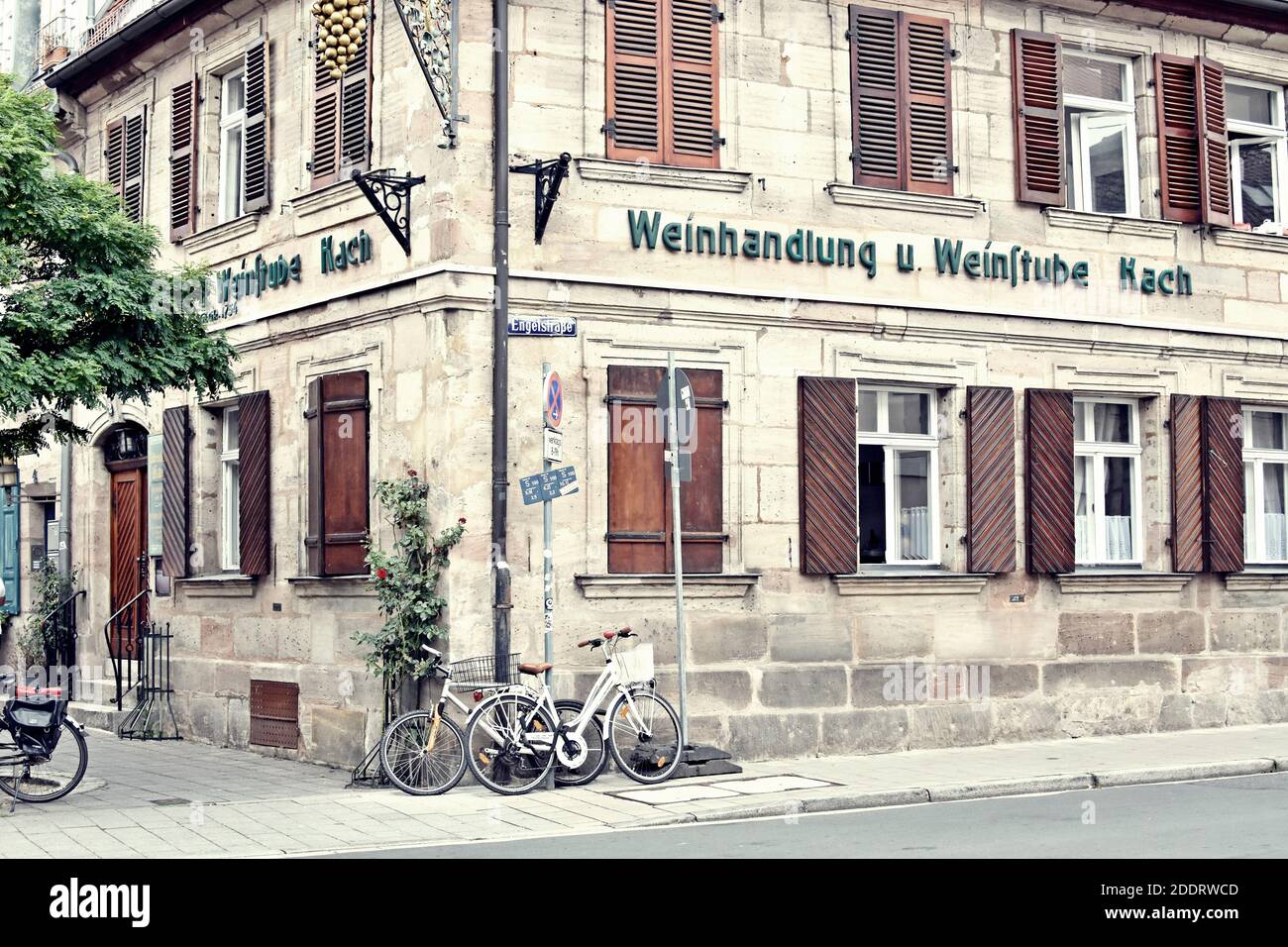 Traditional German old architecture house Stock Photo - Alamy