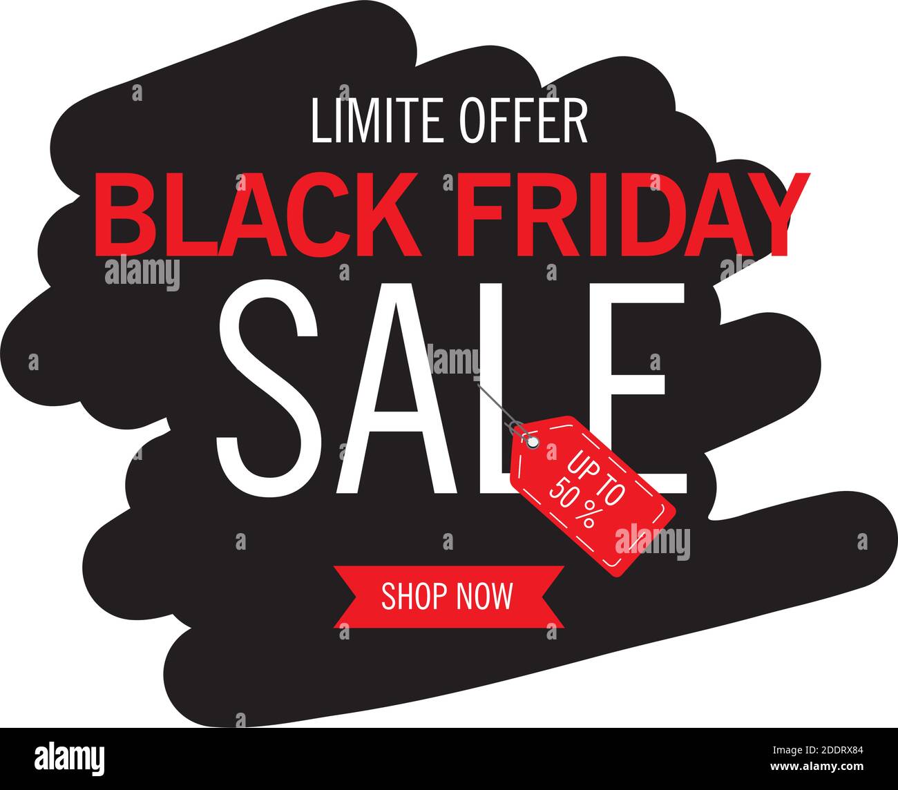 Black friday red calligraphy Cut Out Stock Images & Pictures - Alamy