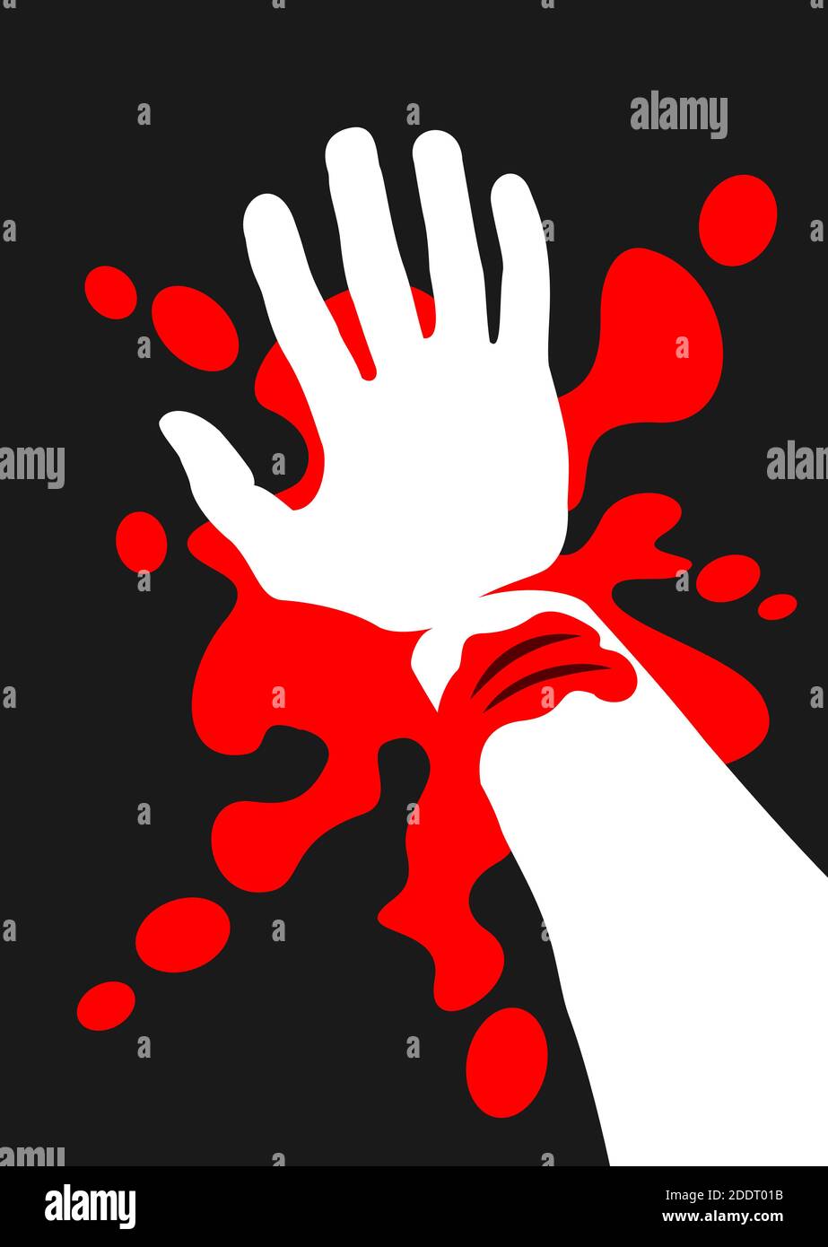 Bleeding Arm Art