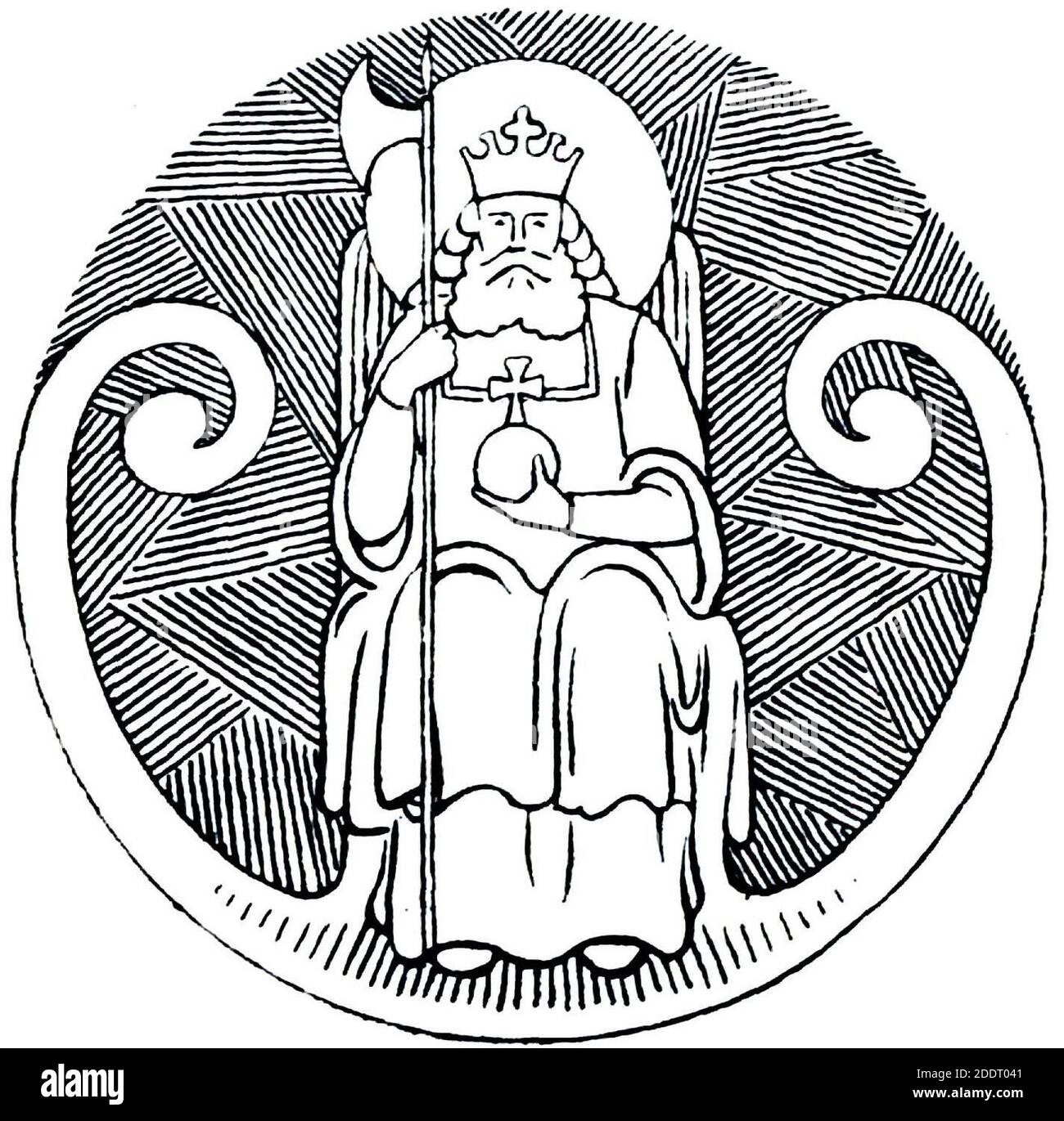 Kittelsen, Theodor - Hellige Olaf Stock Photo - Alamy