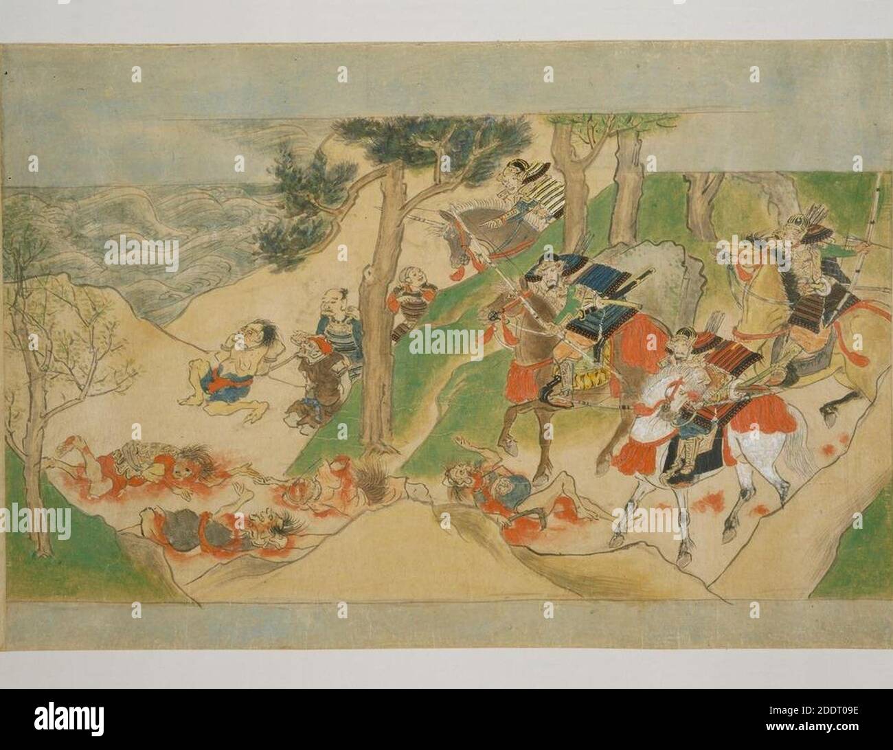 Kiyomizudera engi emaki - Scroll2 Pic2 Stock Photo - Alamy