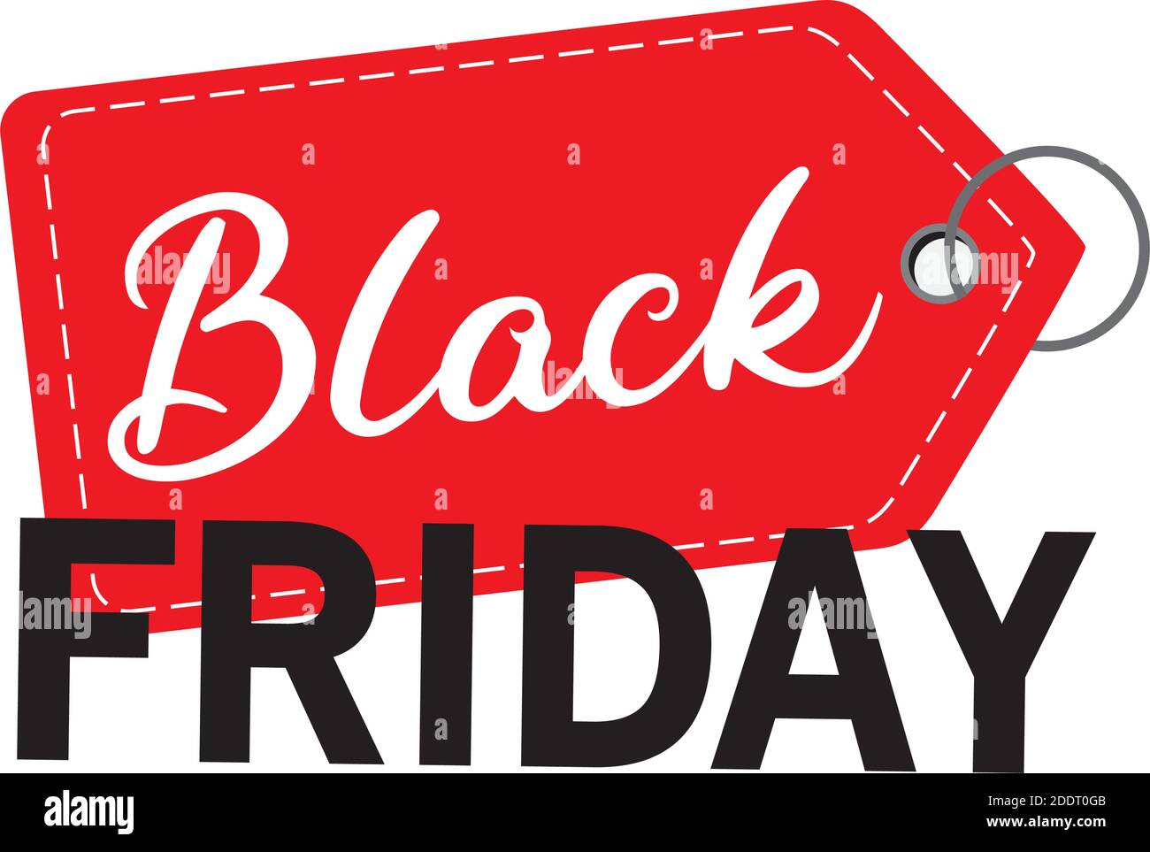 Black friday red calligraphy Cut Out Stock Images & Pictures - Alamy