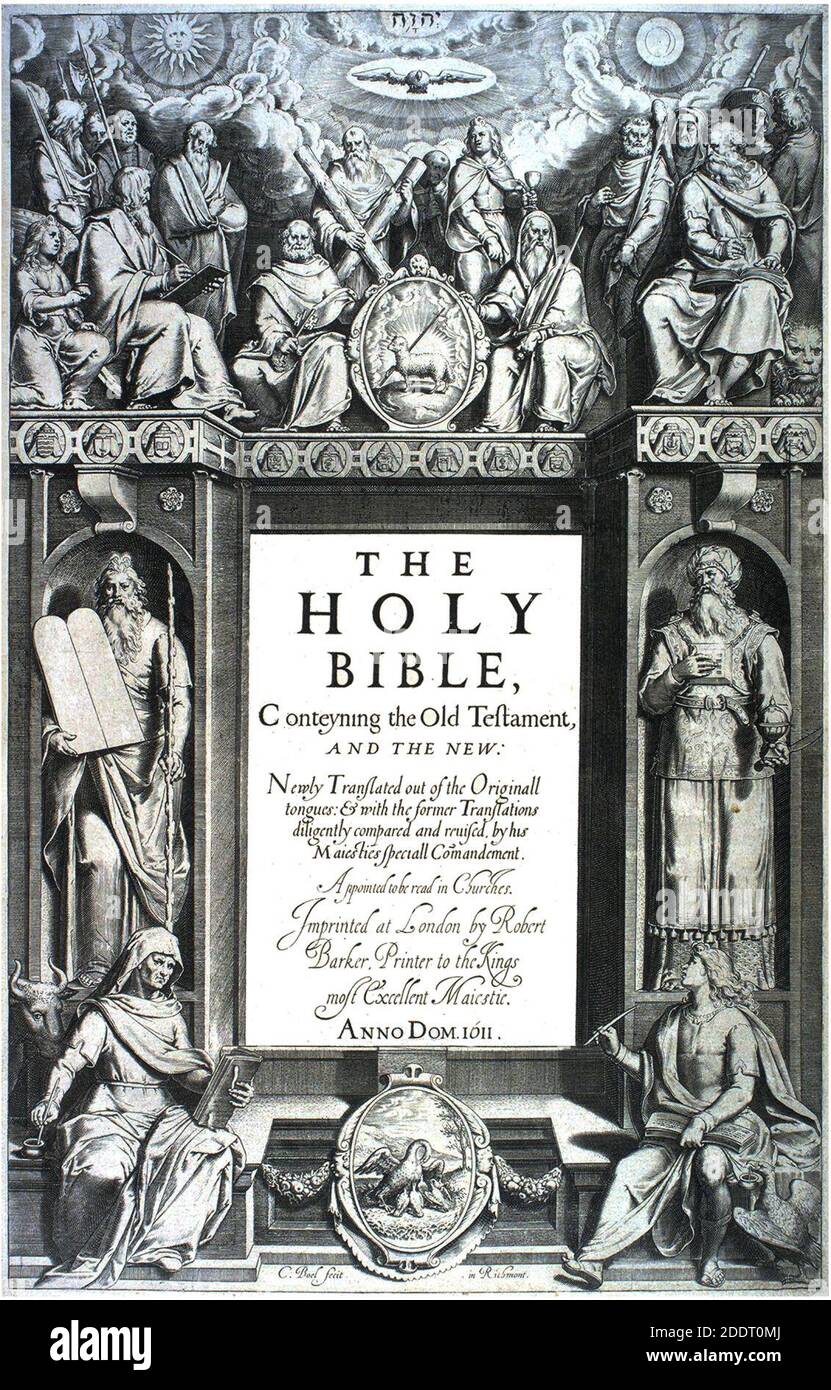 King james bible first edition hi-res stock photography and images - Alamy
