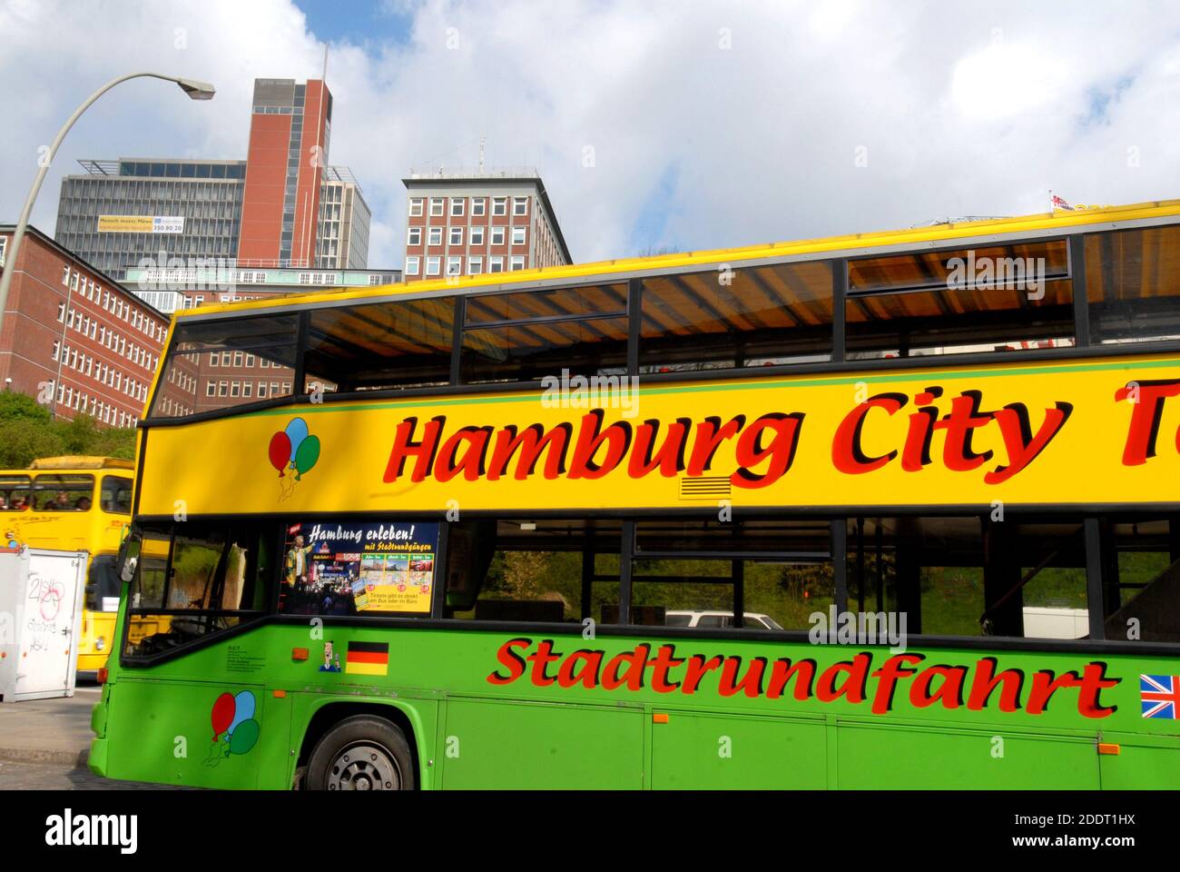 Hamburg city bus tour, Germany Stock Photo - Alamy
