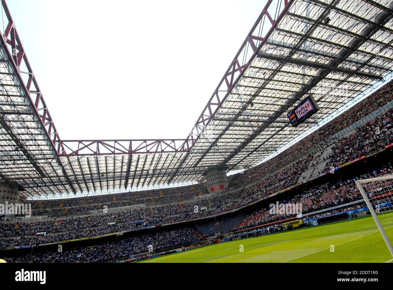 Panoramic view of the san siro football stadium, in Milan Stock Photo ...